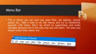 Session 2.2 photoshop interface | PPTX