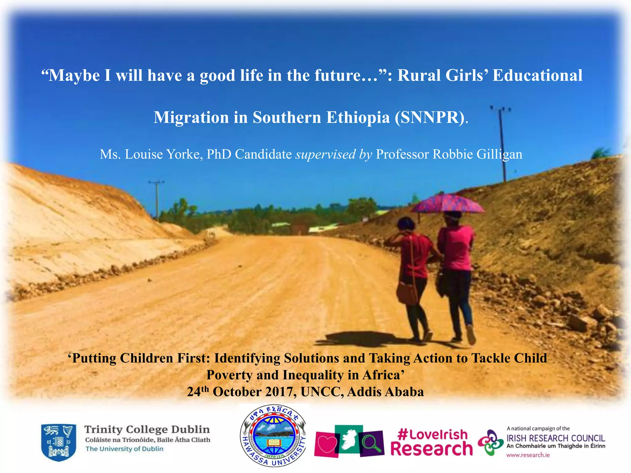 Putting Children First: Session 2.4.A Louise Yorke - Rural girls ...