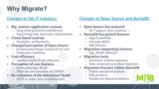 M|18 Migrating from Oracle and Handling PL/SQL Stored Procedures | PPT