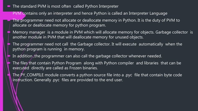 Python Programming | PPT