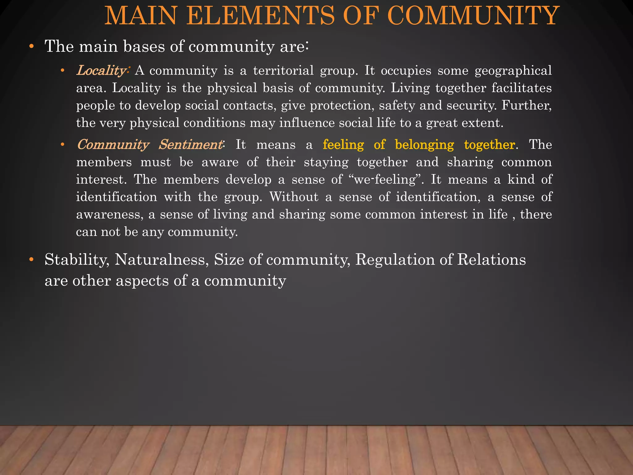 Session 2- Elements of society | PPTX