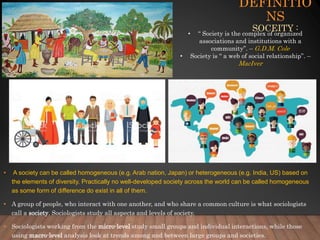 Session 2- Elements of society | PPTX