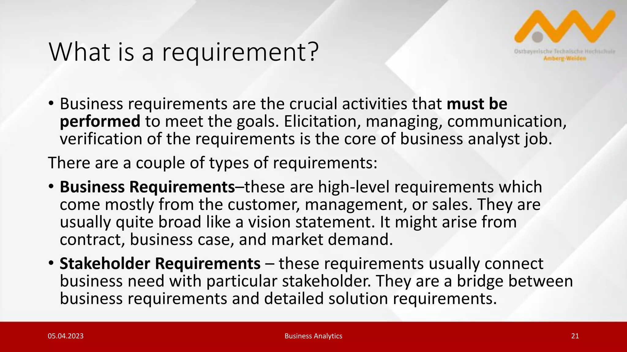 Business Analysis Definition, Benefits, Techniques | PDF