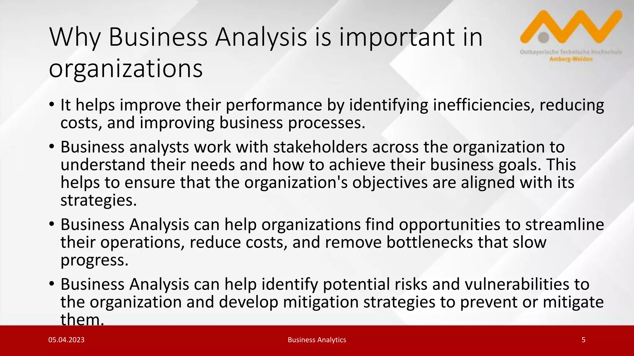 Business Analysis Definition, Benefits, Techniques | PDF