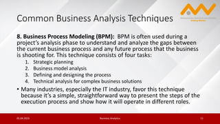 Business Analysis Definition, Benefits, Techniques | PDF