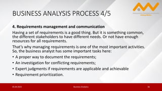 Business Analysis Definition, Benefits, Techniques | PDF