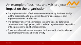 Business Analysis Definition, Benefits, Techniques | PDF