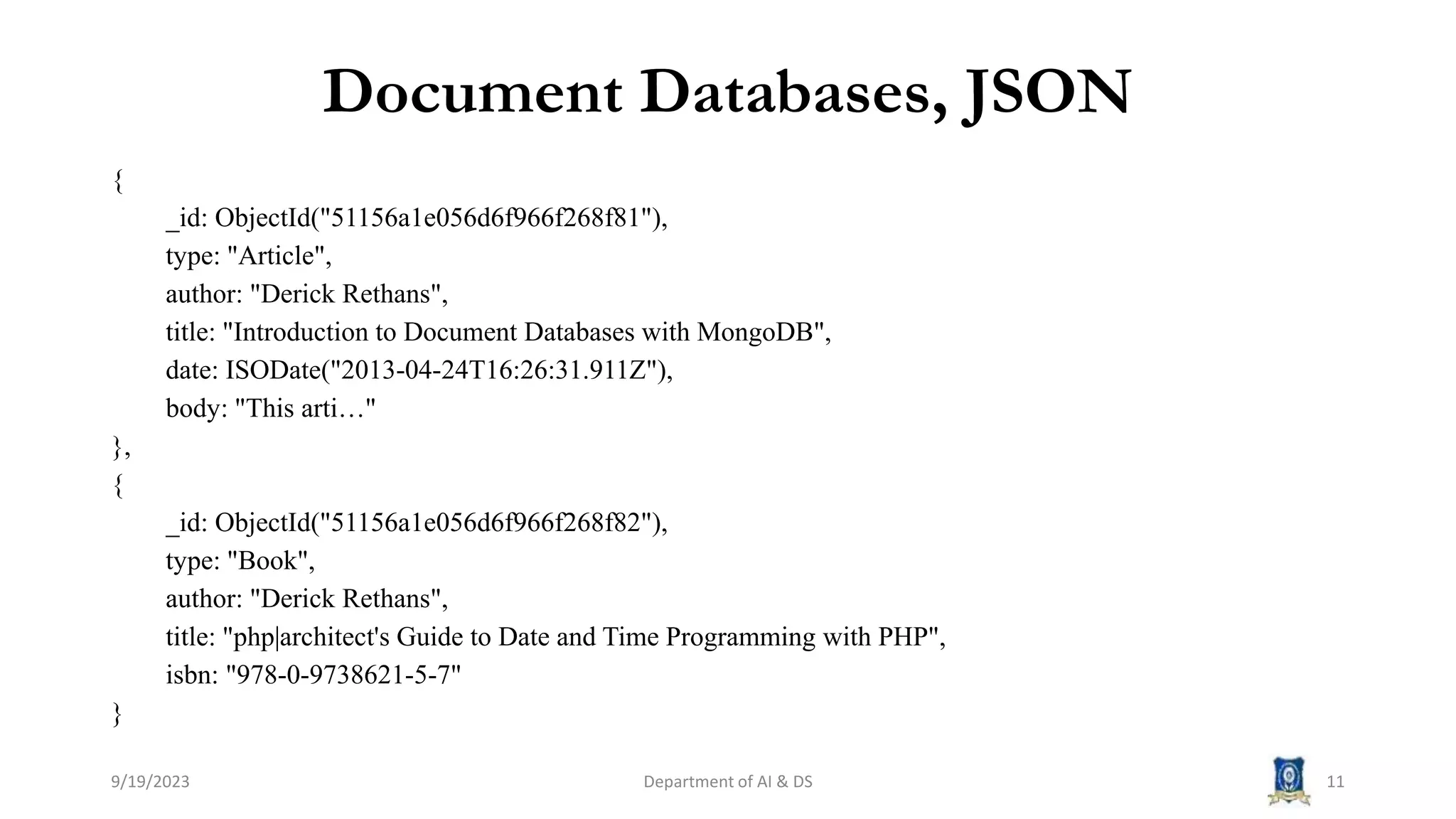 CCS334 BIG DATA ANALYTICS Session 2 Types NoSQL.pptx