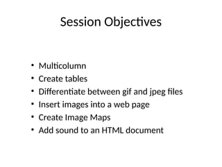 Introduction to Tables and Images HTML.pptx