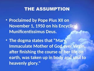 Dogmas of the Blessed Virgin Mary (Theotokus, Immaculate Conception ...
