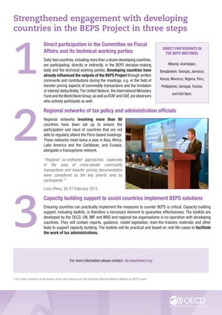 Mobilising domestic resources through tackling base erosion and profit ...