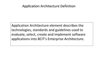 BCIT Application Portfolio Mgmt | PPT | Computer Software and ...