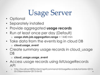 Session 2 - CloudStack Usage and Application (2013.Q3) | PPT