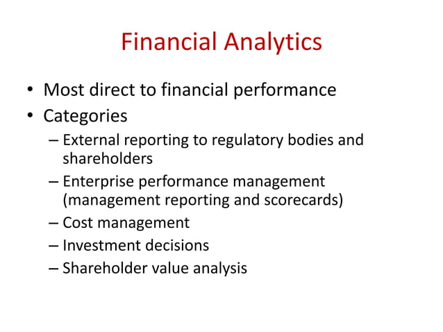 Session 2 competing on analytics with internal processes | PPT