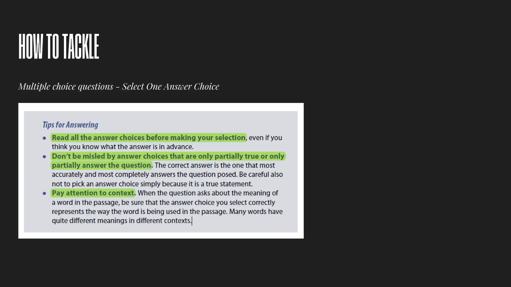 Session 2 - GRE Reading comprehension.pdf | Standardized Testing ...