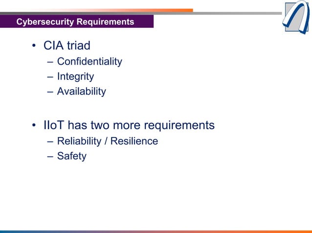 Industrial Iot Security Standards And Frameworks Pptx