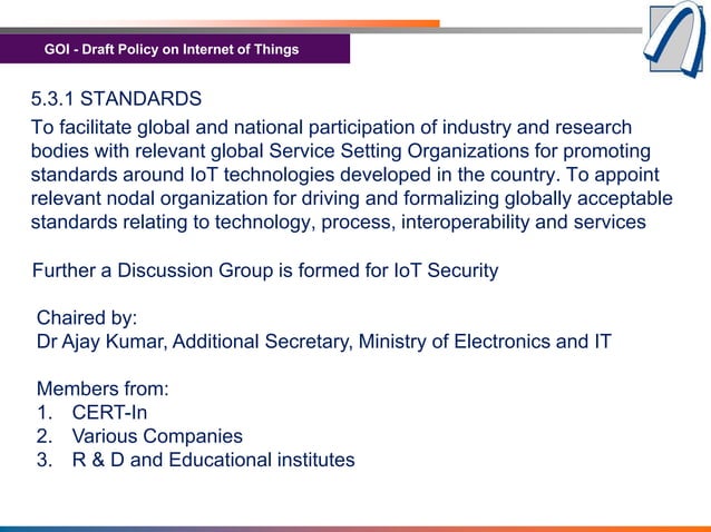 Industrial Iot Security Standards And Frameworks Pptx