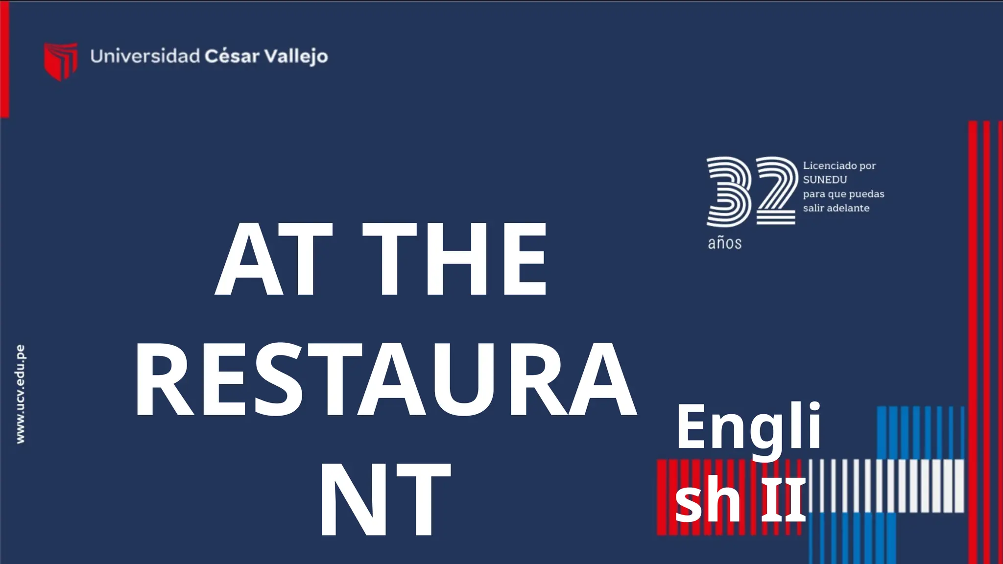 SESSION 2 - INGLES 2 at the restaurant.pptx