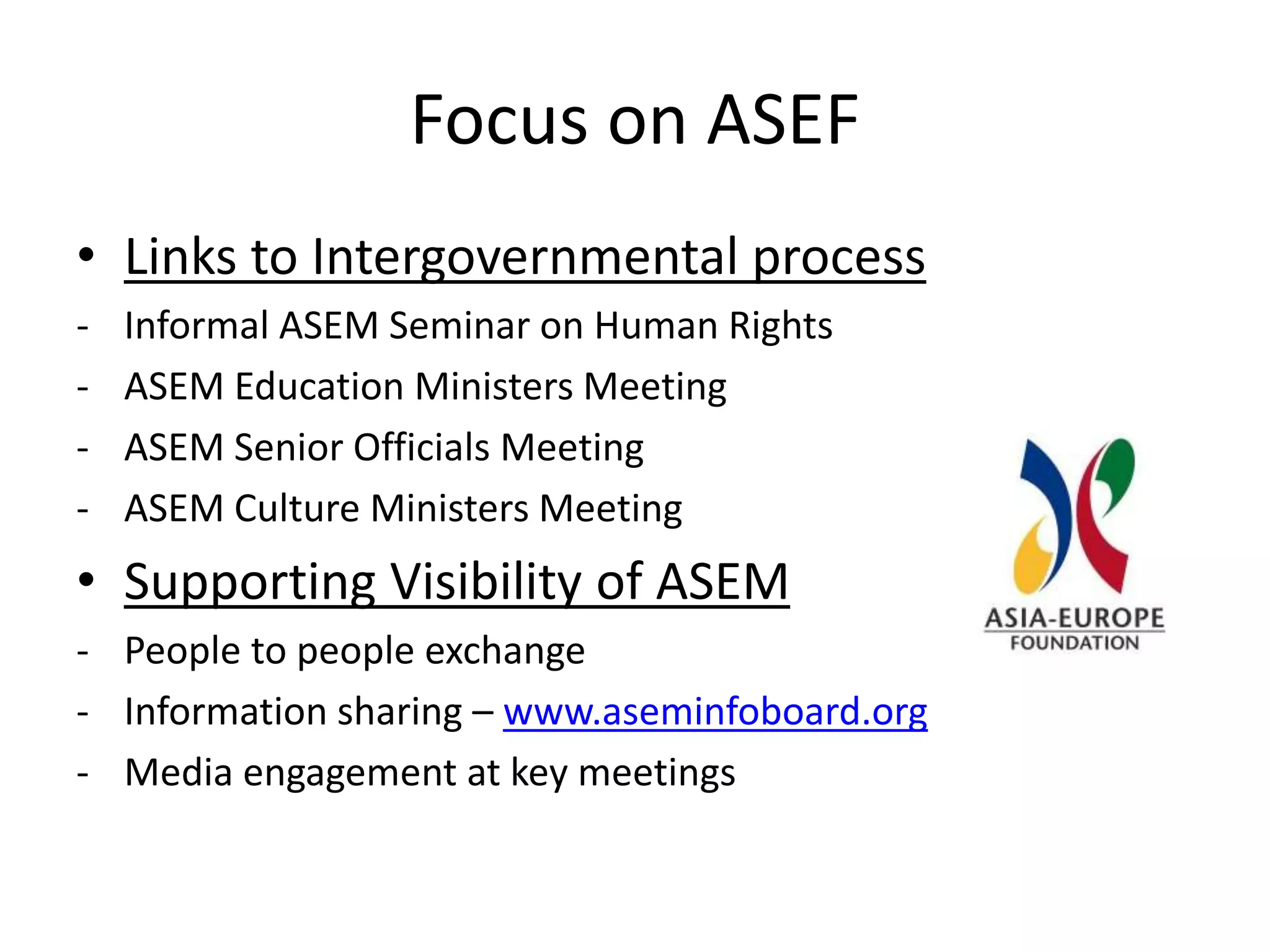 Ronan Lenihan - ASEM Challenges | PPTX