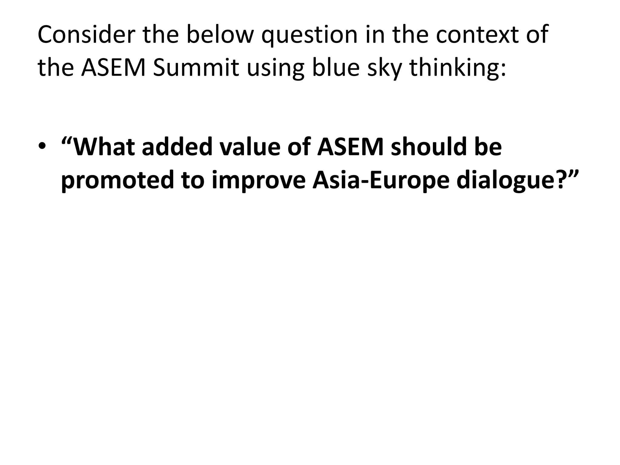 Ronan Lenihan - ASEM Challenges | PPTX