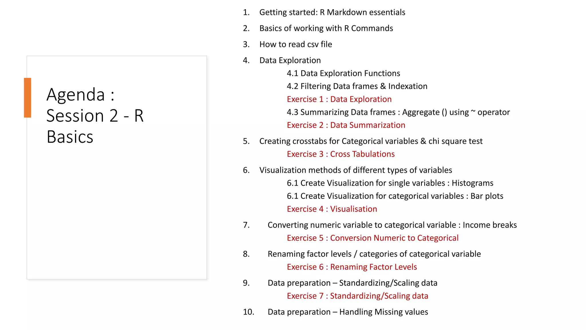 r basics analytics | PPT