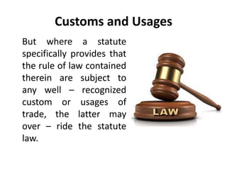 Sources of law - Legal Environment of business - Business Law - Manu ...
