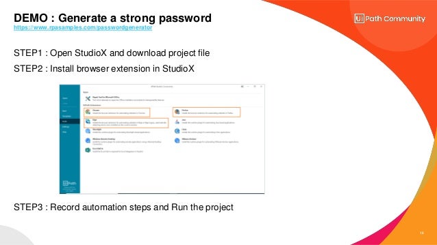 RPA Summer School StudioX Session 2 AMER: Run your first UI automation ...