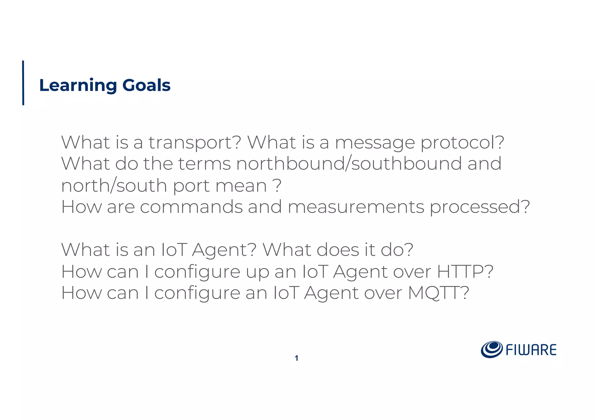 What is an IoT Agent | PDF