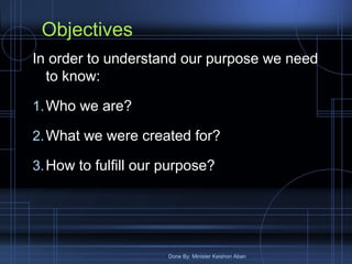 What is god’s purpose for our life? | PPT