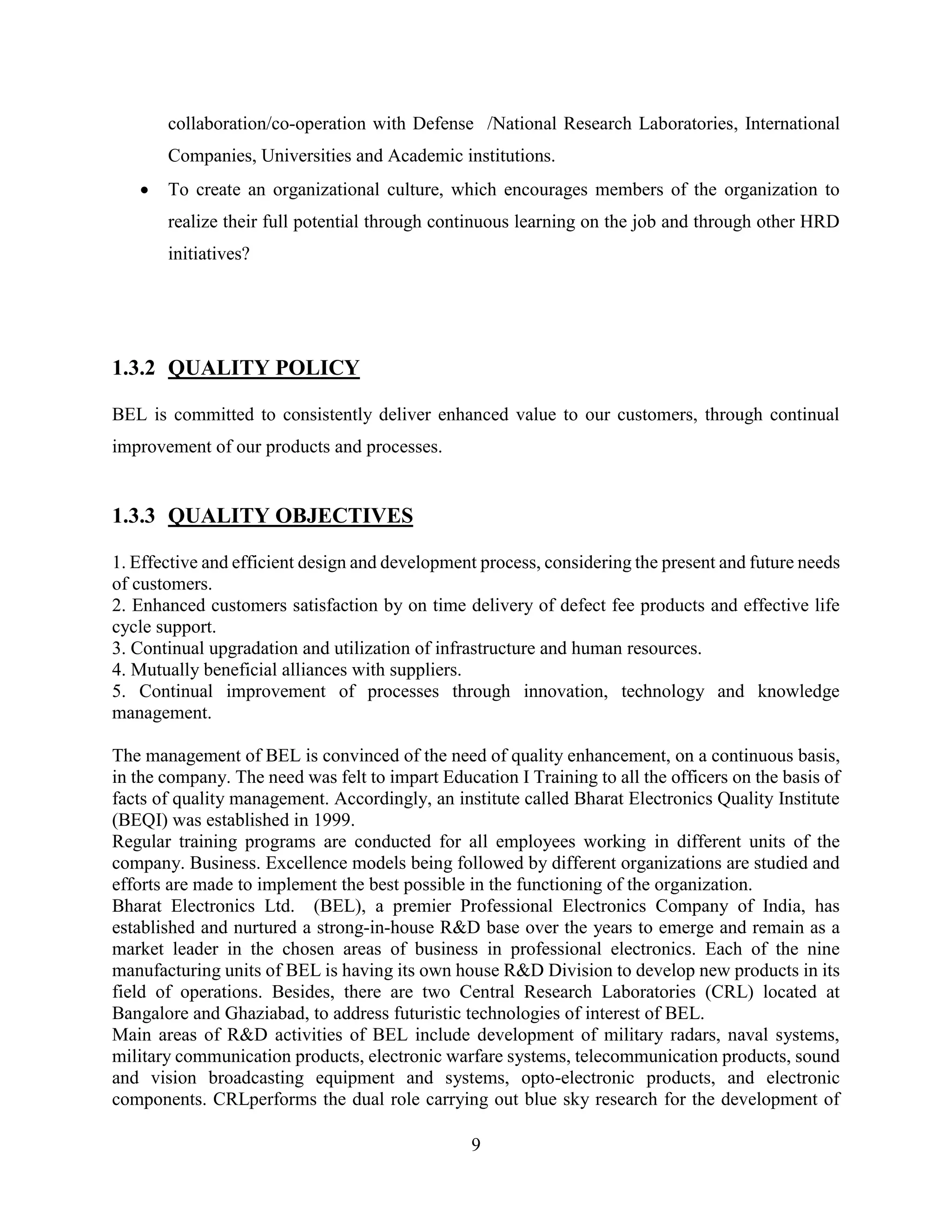 Industrial Training Report, Study of Power System of BEL | PDF