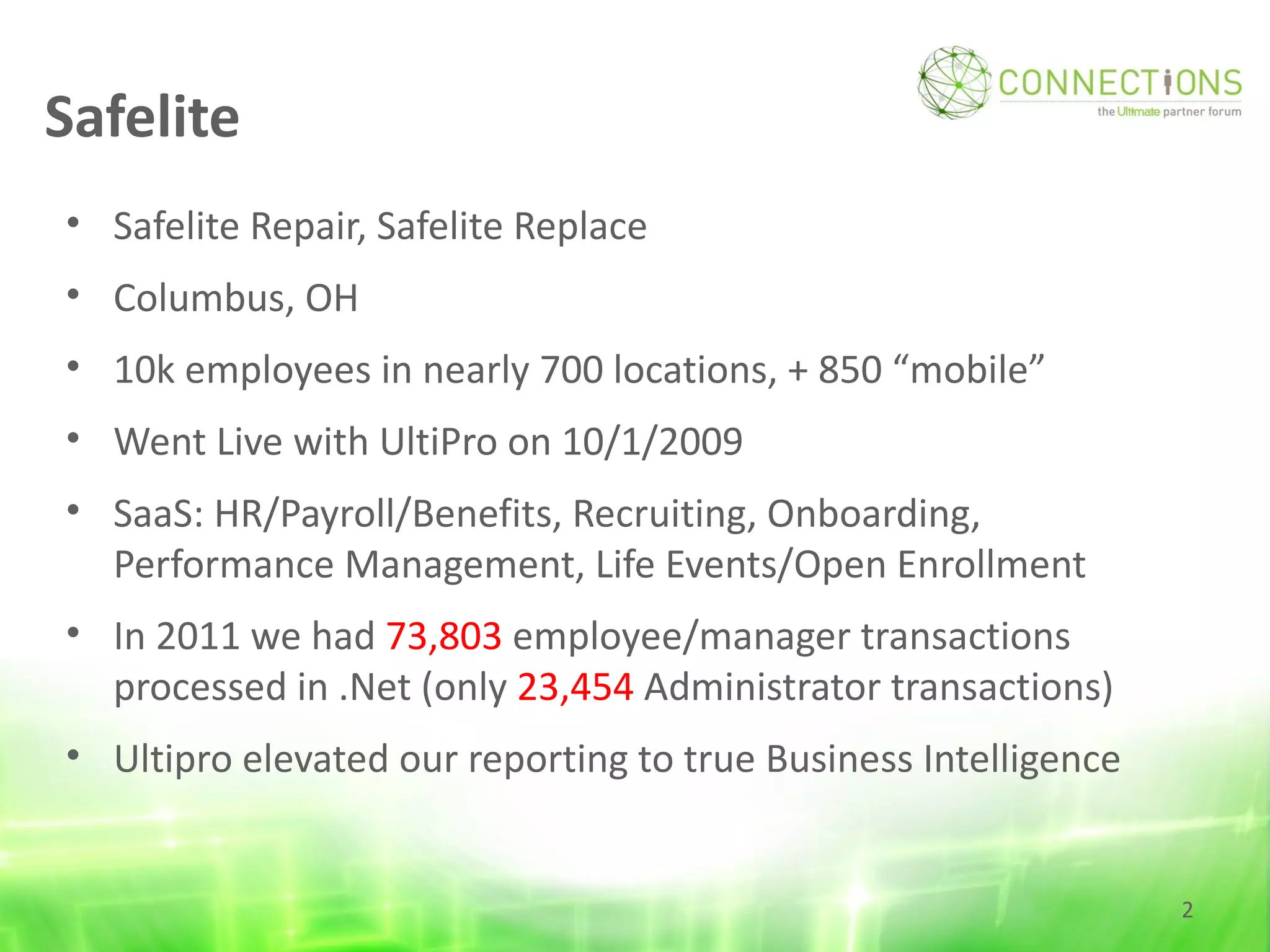 Best Practices to Leverage Ultipro BI Today | PPT