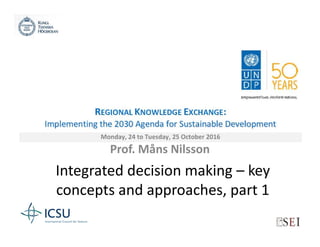 Integrated decision making – key concepts and approaches | PDF