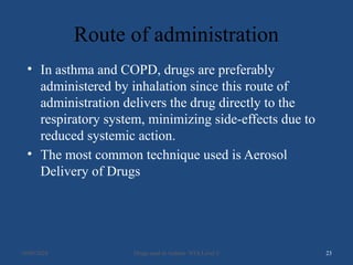SESSION 21 - Anti-Asthmatic Drugs.pptx24 | PPTX