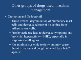 SESSION 21 - Anti-Asthmatic Drugs.pptx24 | PPTX