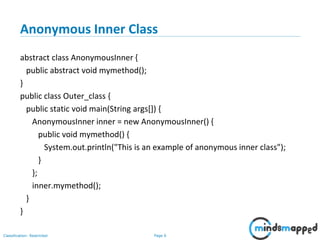 Session 21 - Inner Classes | PPT