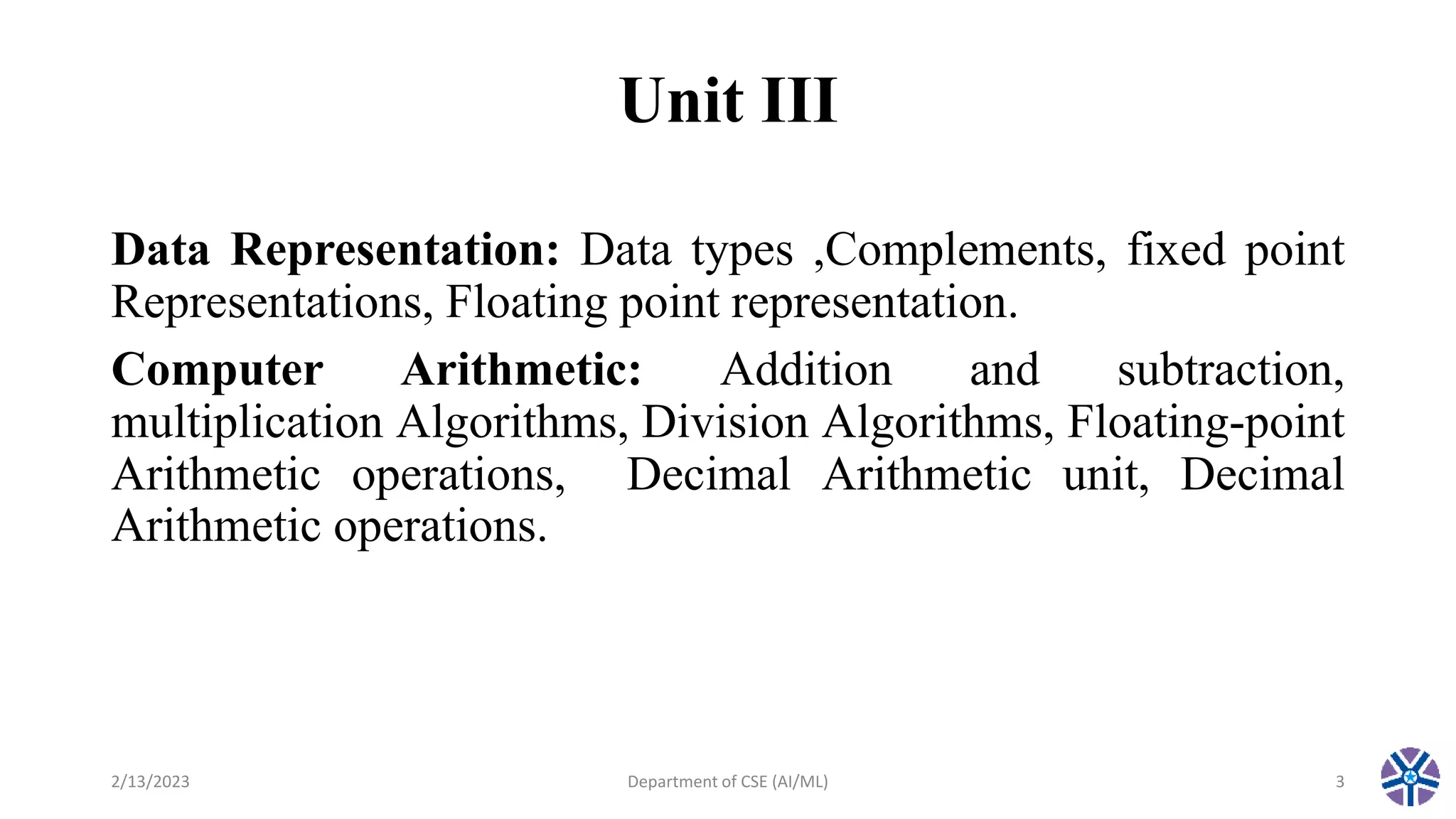 CS304PC:Computer Organization and Architecture Session 21 Division Algorithm.pptx