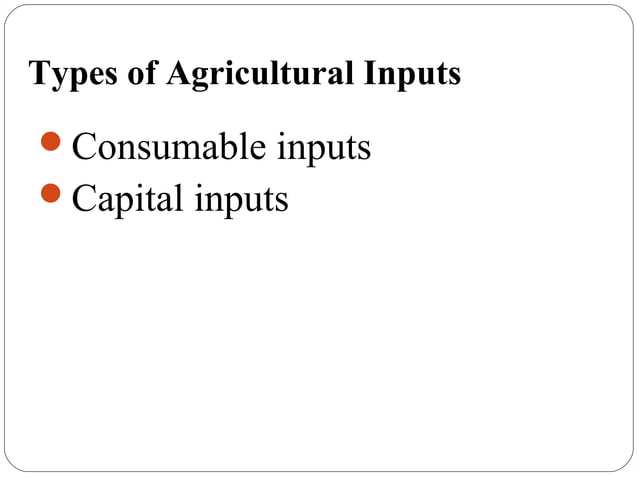 Market potential and demand assessment for key agri inputs | PPT