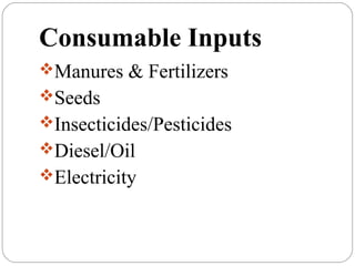 Market potential and demand assessment for key agri inputs | PPT