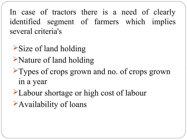Market potential and demand assessment for key agri inputs | PPT