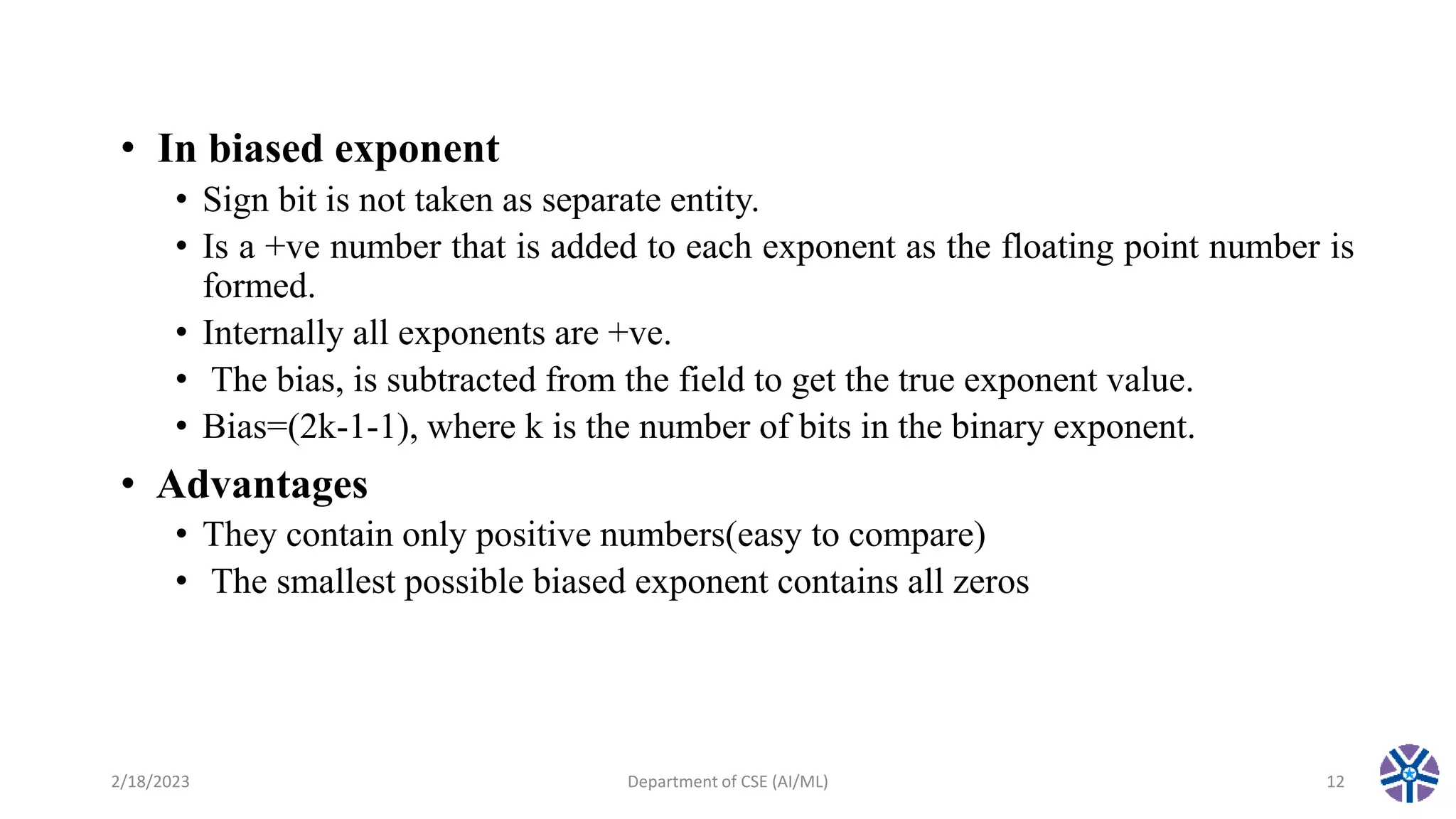 Cs304pc Computer Organization And Architecture Session 22 Floating Point Arithmetic Operations Pptx