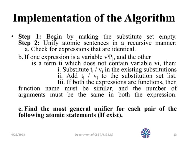 AI_session 22 inference and unification.pptx | Programming Languages ...