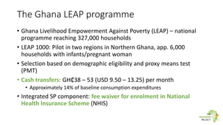 Impacts of Ghana LEAP 1000 through a gendered lens | PPTX
