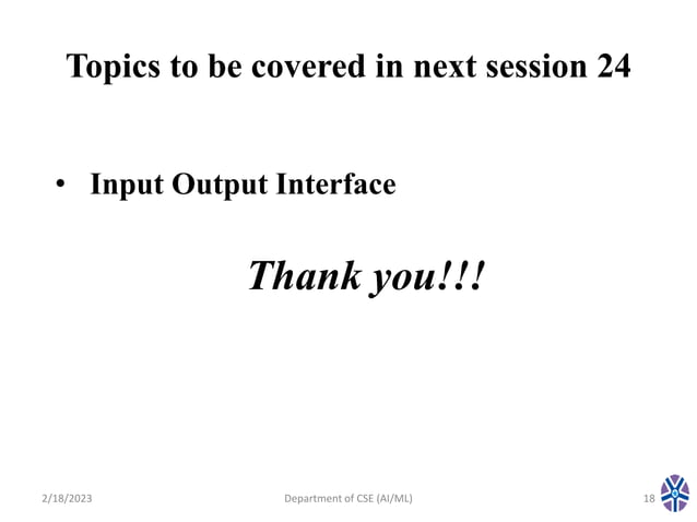 CS304PC:Computer Organization and Architecture Session 23 Decimal Arithmetic unit and operation ...