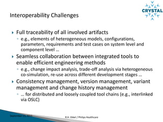 CRYSTAL: Seamless Life-Cycle Collaboration for Safety-Critical Systems Engineering | PDF