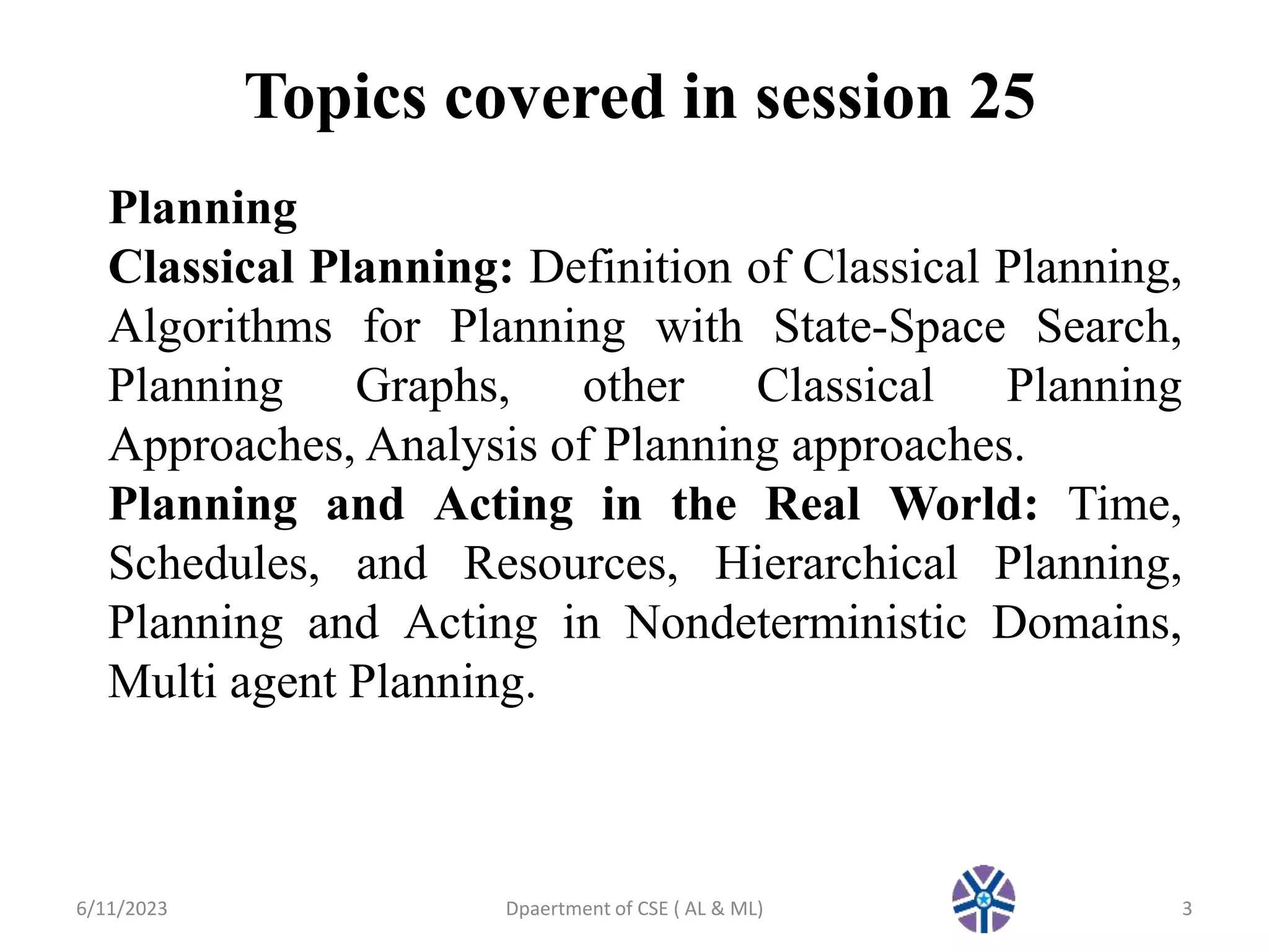 AI_Session 25 classical planning.pptx