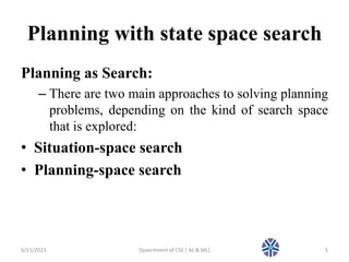 AI_Session 26 Algorithm for state space.pptx | Computing | Technology ...