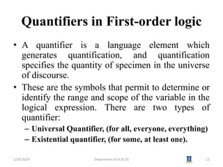 AI3391 Artificial Intelligence Session 26 First order logic.pptx
