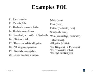 AI3391 Artificial Intelligence Session 26 First order logic.pptx