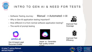 #Interactive Session by Sayan Deb Kundu, "Testing Gen AI Applications ...