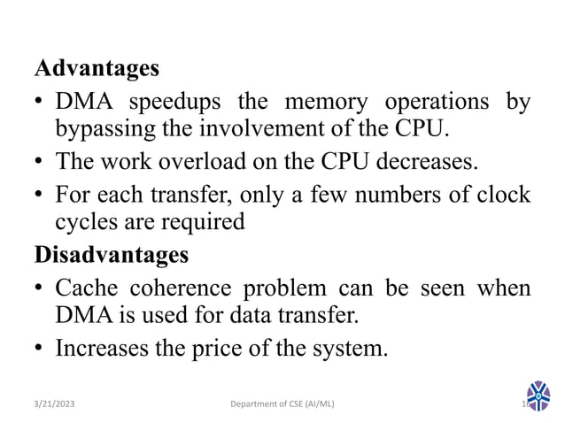 CS304PC:Computer Organization and Architecture Session 28 Direct memory access.pptx